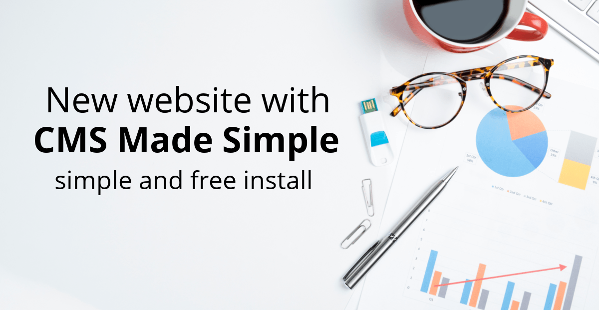 CMS Made Simple for creating a new website